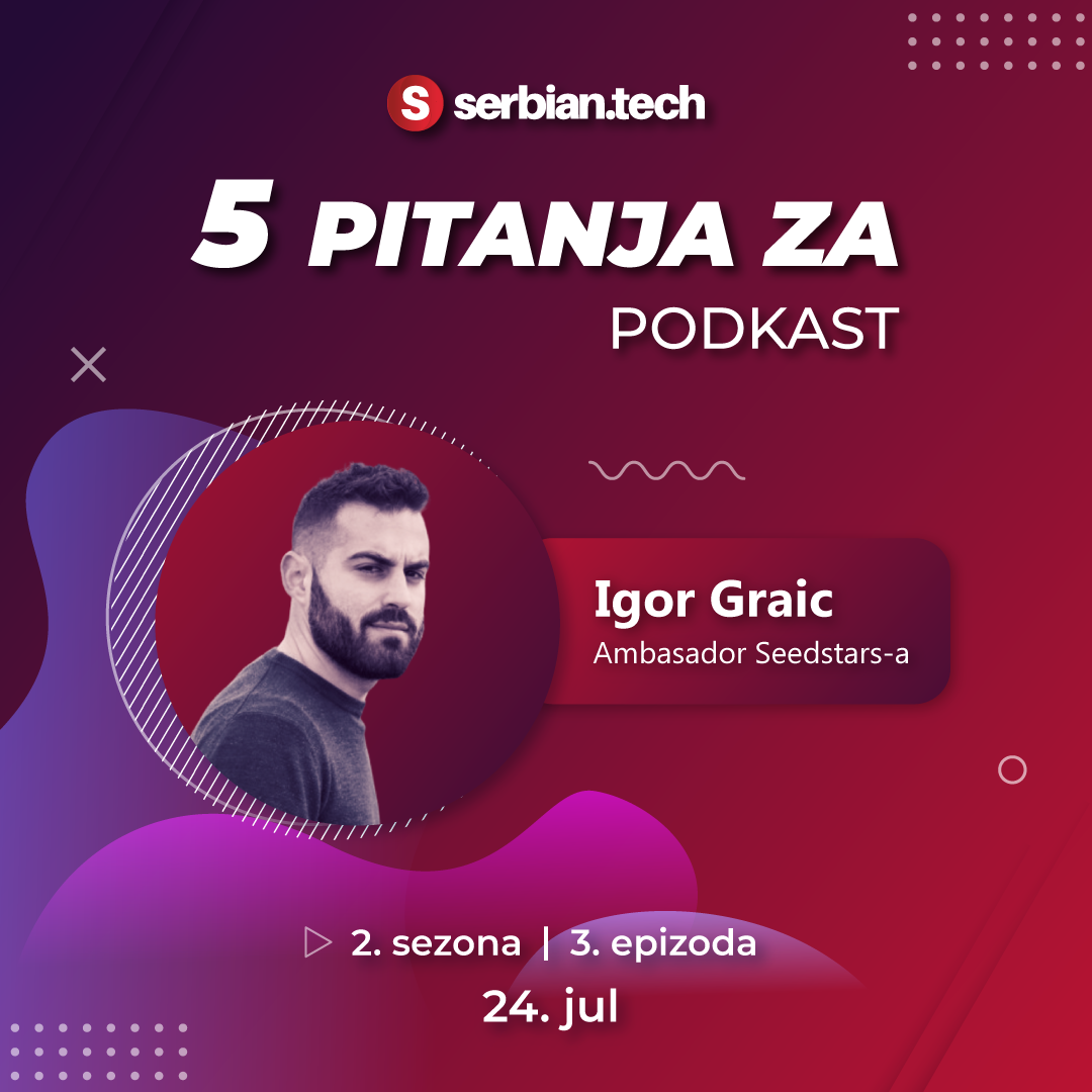 5 pitanja za... Igora Graića - SerbianTech podcast